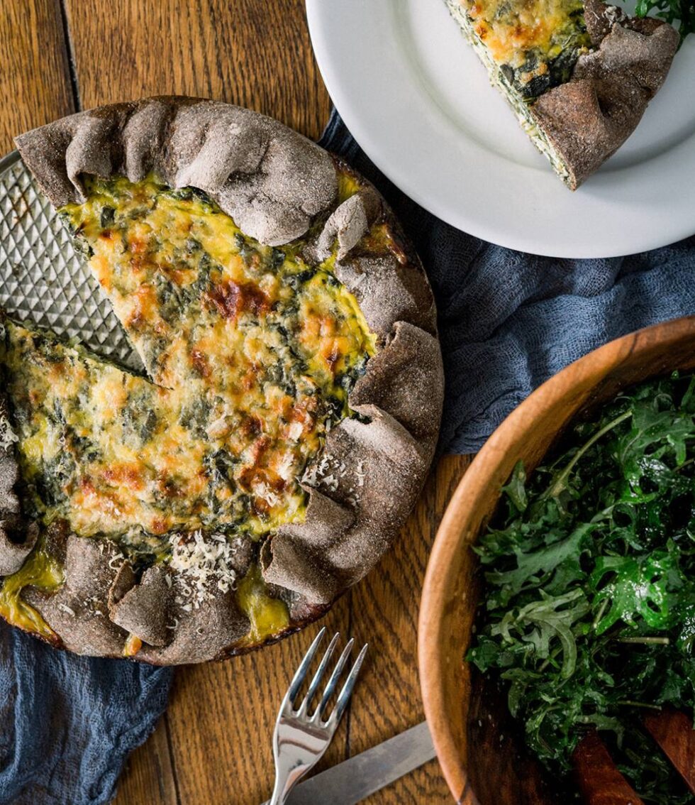 Rustic Chard Tart with Italian Egg Pastry | RIPE